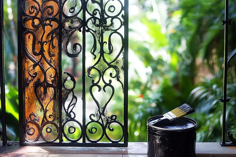 Cómo pintar forja o hierro forjado para renovar tus espacios